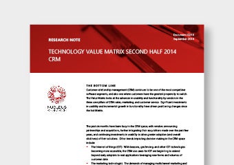 Nucleus Research CRM Technology Value Matrix | Veeva Systems APAC Site