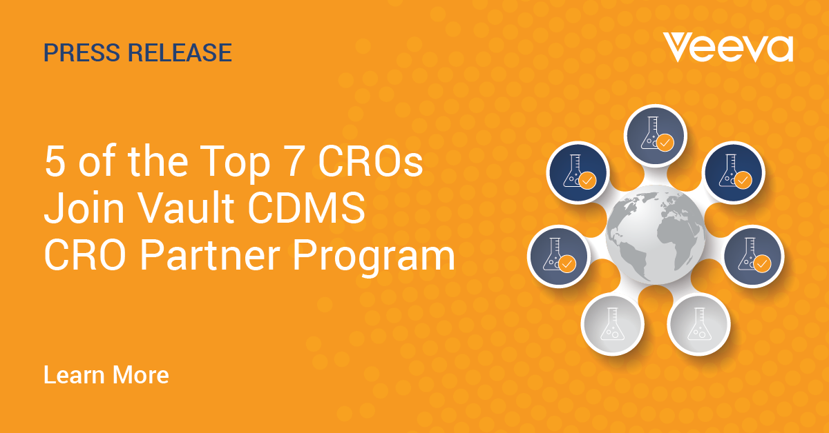 Veeva Enables CROs to Build Studies Faster with Vault EDC | Veeva ...