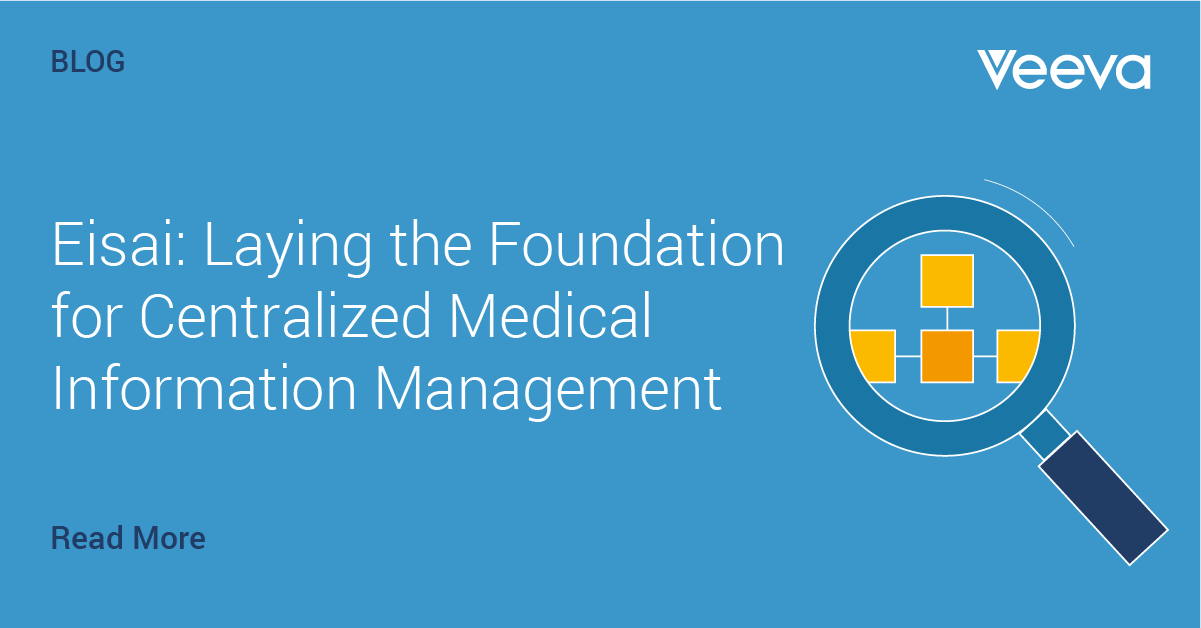 Eisai: Laying the Foundation for Centralized Medical Information ...