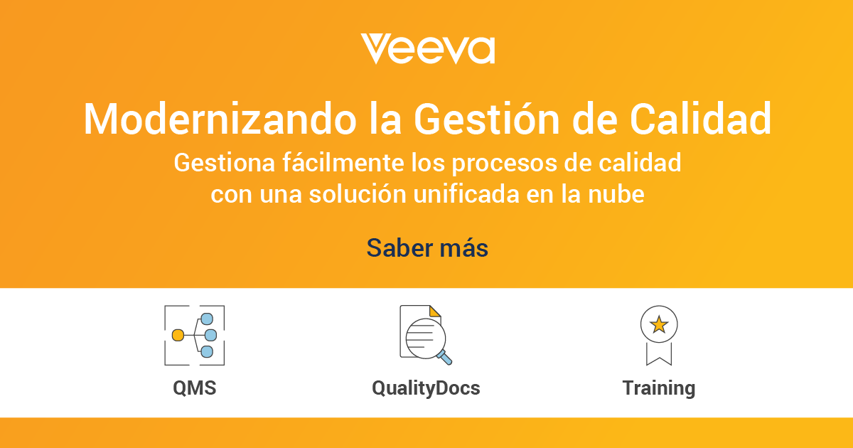 Modernizando la Gestion de Calidad | Veeva Systems Europe