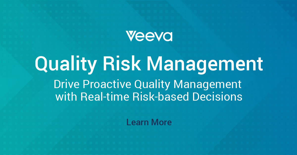 Quality Risk Management | Veeva Systems Europe