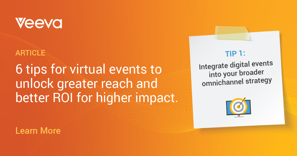 How to Realize Value From Digital Events | Veeva Systems Europe