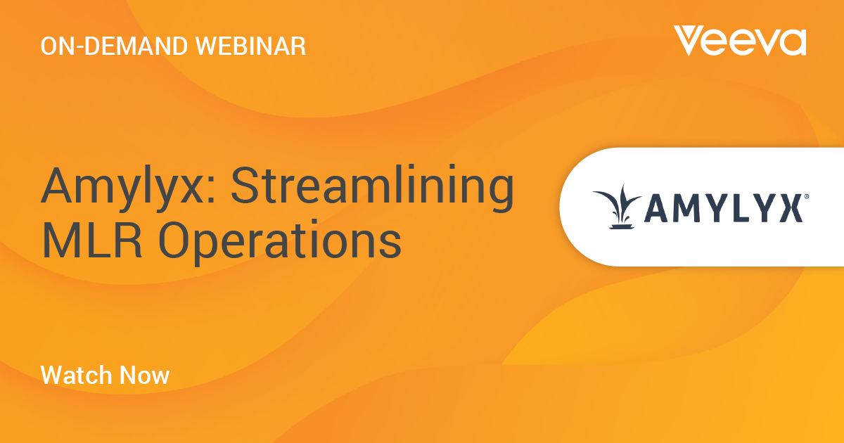 Amylyx: Streamlining MLR Operations | Veeva Systems Europe
