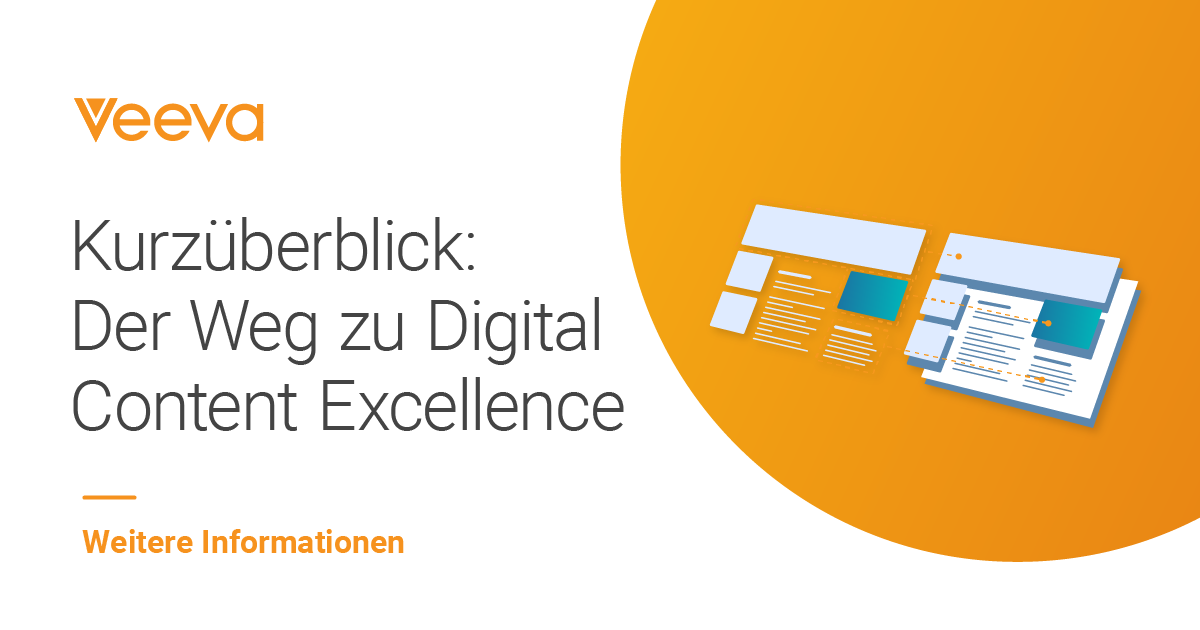 Kurzüberblick: Der Weg zu Digital Content Excellence | Veeva Systems Europe