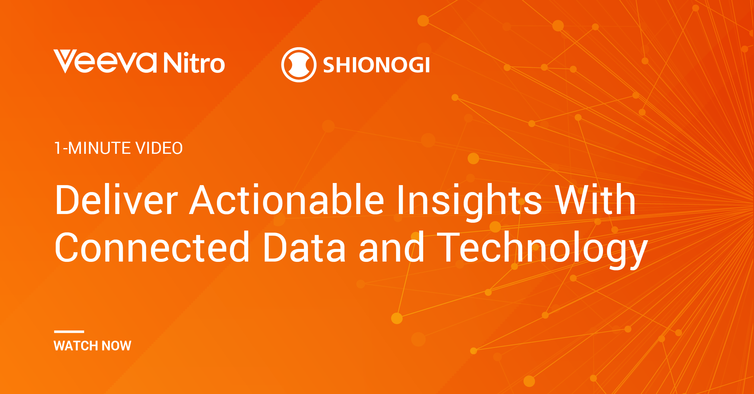 Shionogi: Deliver Actionable Insights With Connected Data | Veeva ...
