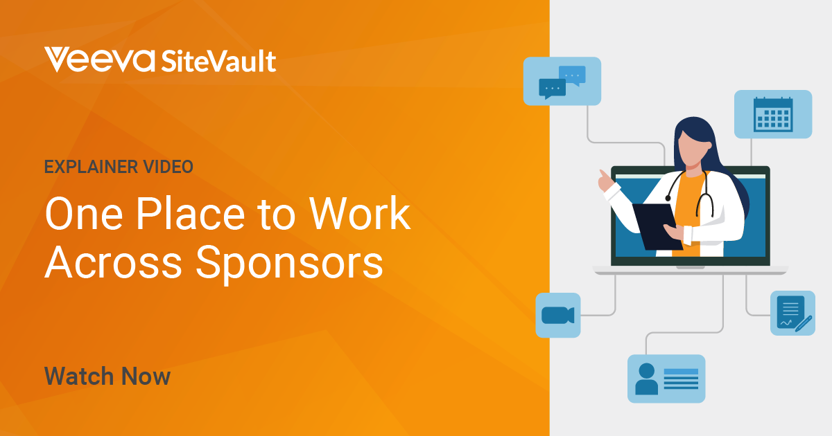 SiteVault: One Place for Sites to Work Across Sponsors | Veeva Systems ...