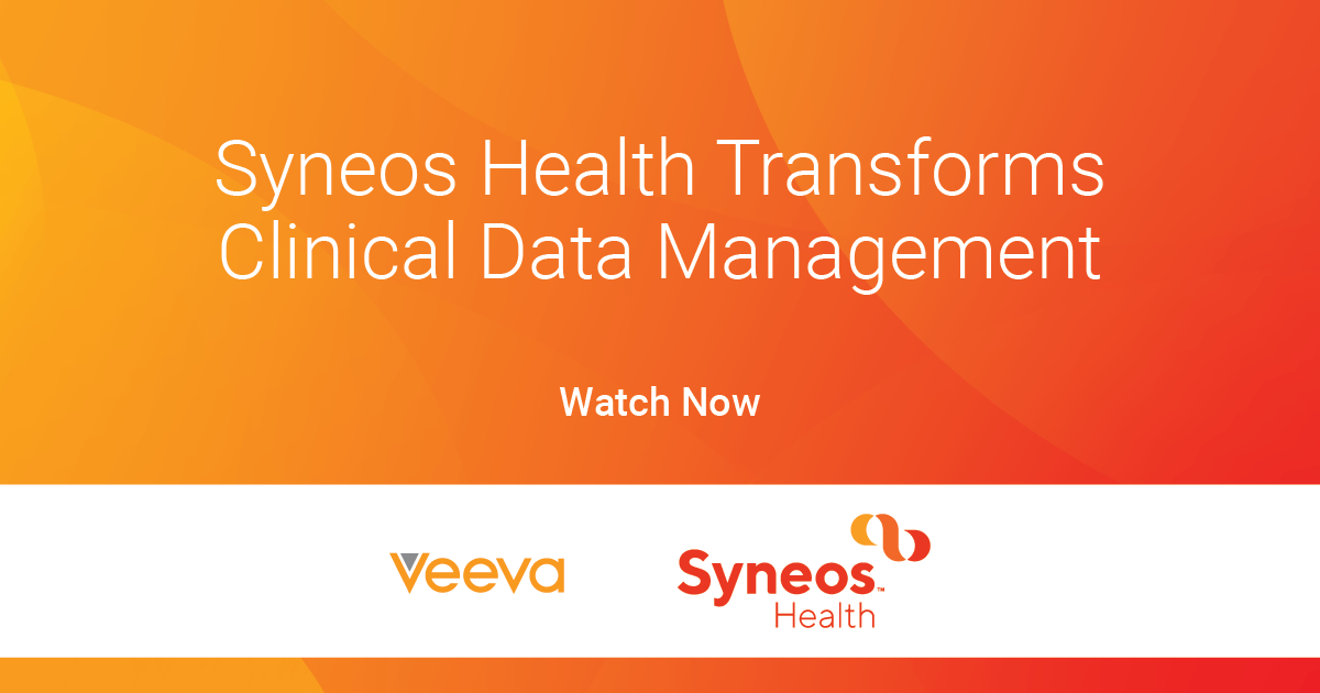 Syneos Health Transforms Clinical Data Management | Veeva Systems Europe