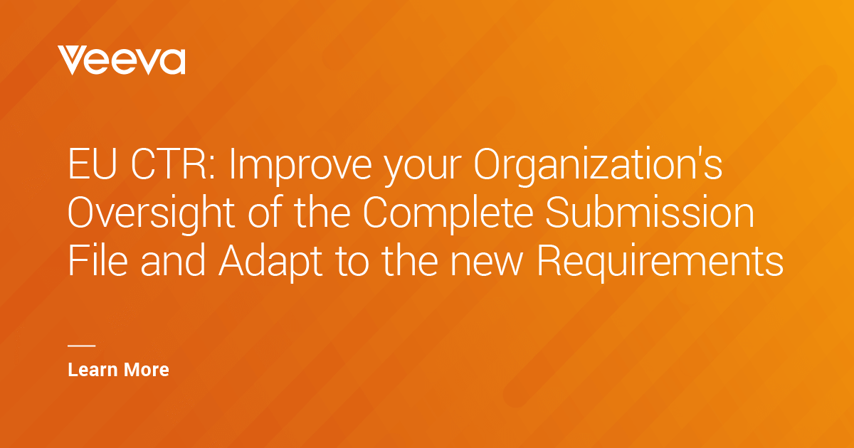 EU CTR Challenges Sponsors and CROs To Get Their Houses in Order ...