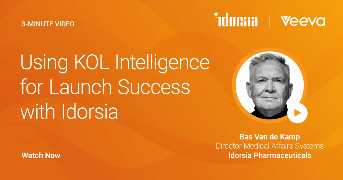 Using KOL Intelligence for Launch Success with Idorsia | Veeva Systems ...