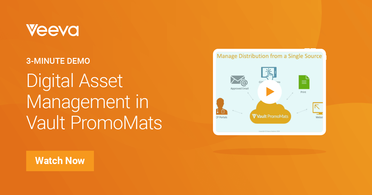 Digital Asset Management in Vault PromoMats | Veeva Systems Europe