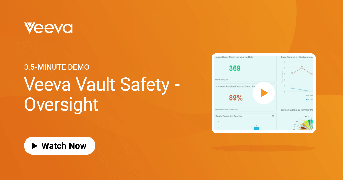 Improve Safety Oversight and Reduce Risk for Adverse Events | Veeva ...