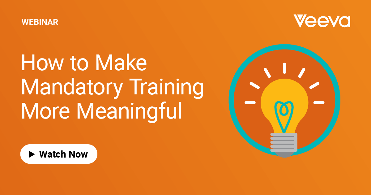 How to Make Mandatory Training More Meaningful with AstraZeneca | Veeva Systems Europe