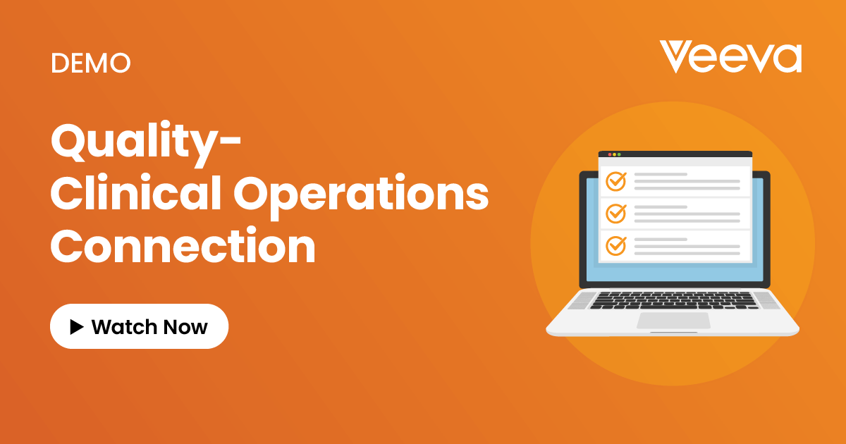 Quality-Clinical Operations Connection Streamlines Clinical Issue Management | Veeva Systems Europe