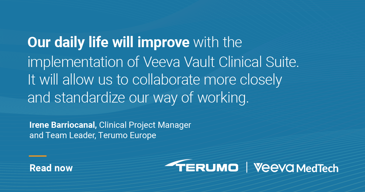 Terumo Unifies Global Clinical Trials to Ensure Standardization and ...