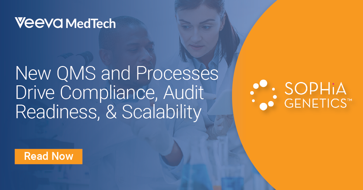 SOPHiA GENETICS Transforms Quality Management to Ensure Compliance and ...