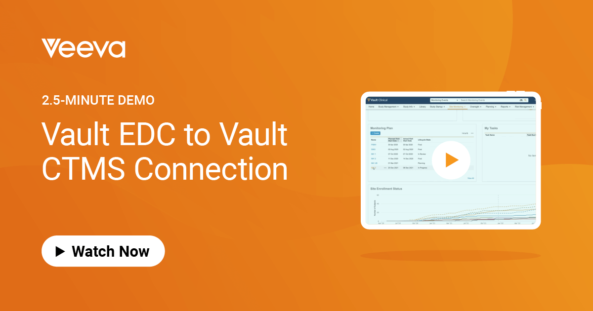 Veeva EDC and Veeva CTMS Connection | Veeva