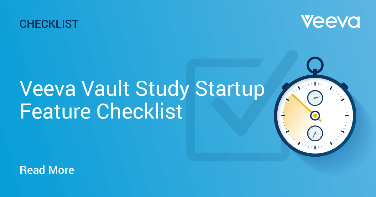Veeva Study Startup Feature Checklist | Veeva