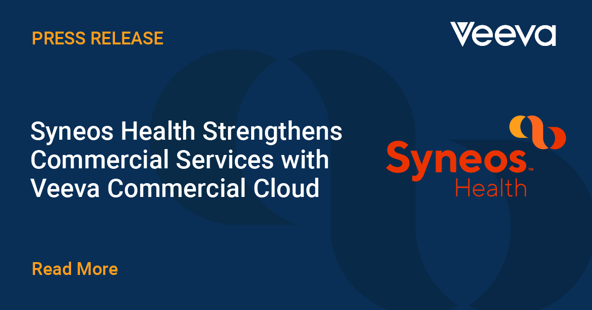 Syneos Health Strengthens Commercial Services with Veeva Commercial ...