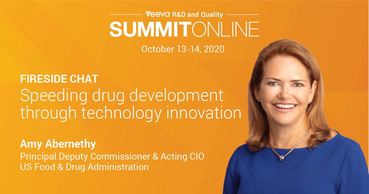 Top FDA Official, Amy Abernethy, to Keynote Veeva R&D and Quality ...