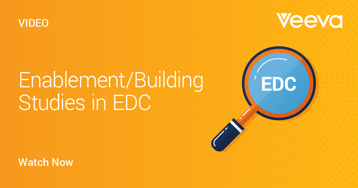 ICON: Enablement/Building Studies in EDC | Veeva