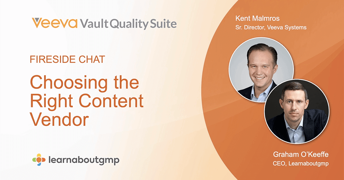 Choosing the Right Content Vendor – Video 3 of 7 | Veeva
