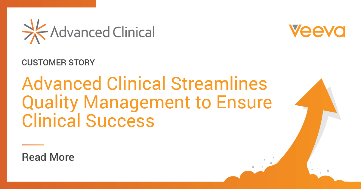 Advanced Clinical Streamlines Quality Management| Veeva