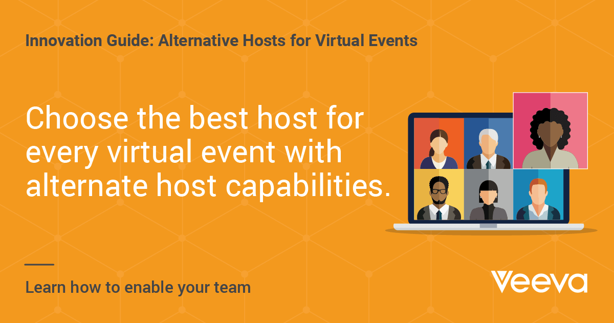 Innovation Guide: Alternative Hosts for Virtual Events | Veeva