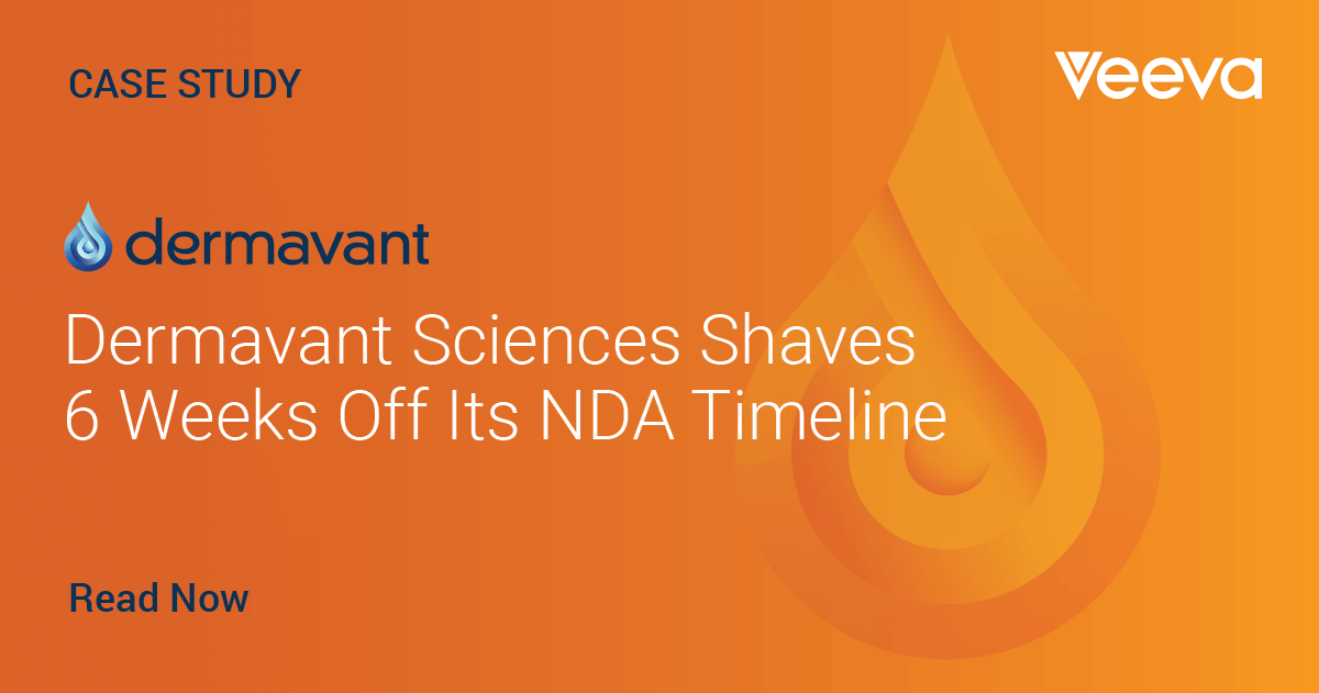 Dermavant Sciences Shaves Weeks Off Its NDA Timeline | Veeva