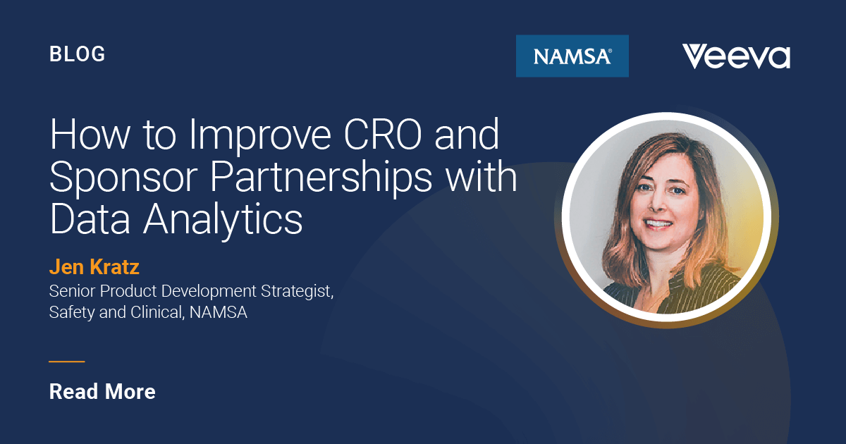 Using Data Analytics to Improve CRO and Sponsor Partnerships | Veeva