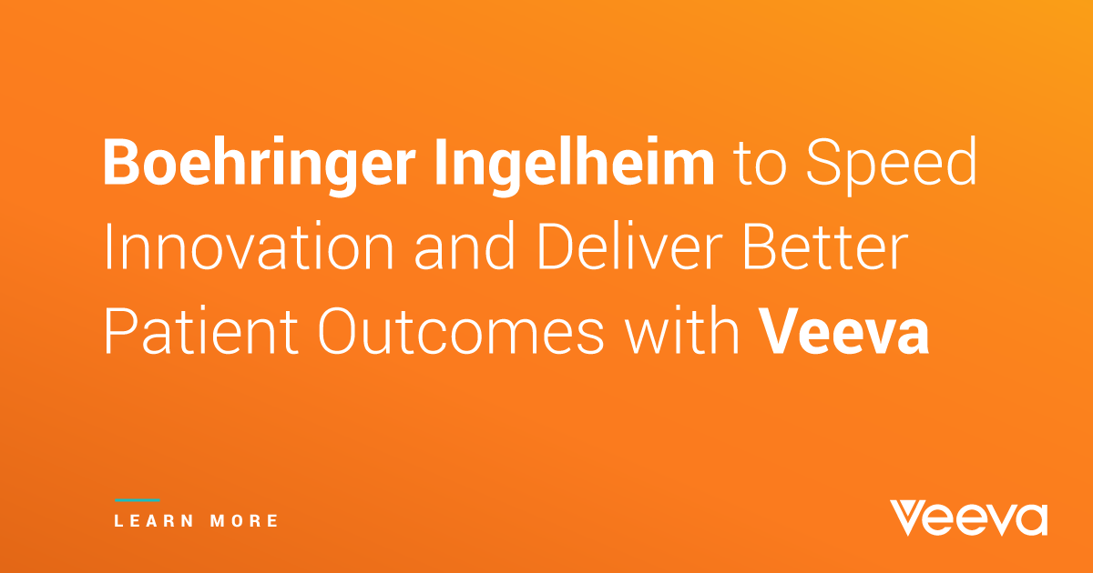 Boehringer Ingelheim Selects Veeva Development Cloud Worldwide to Bring ...