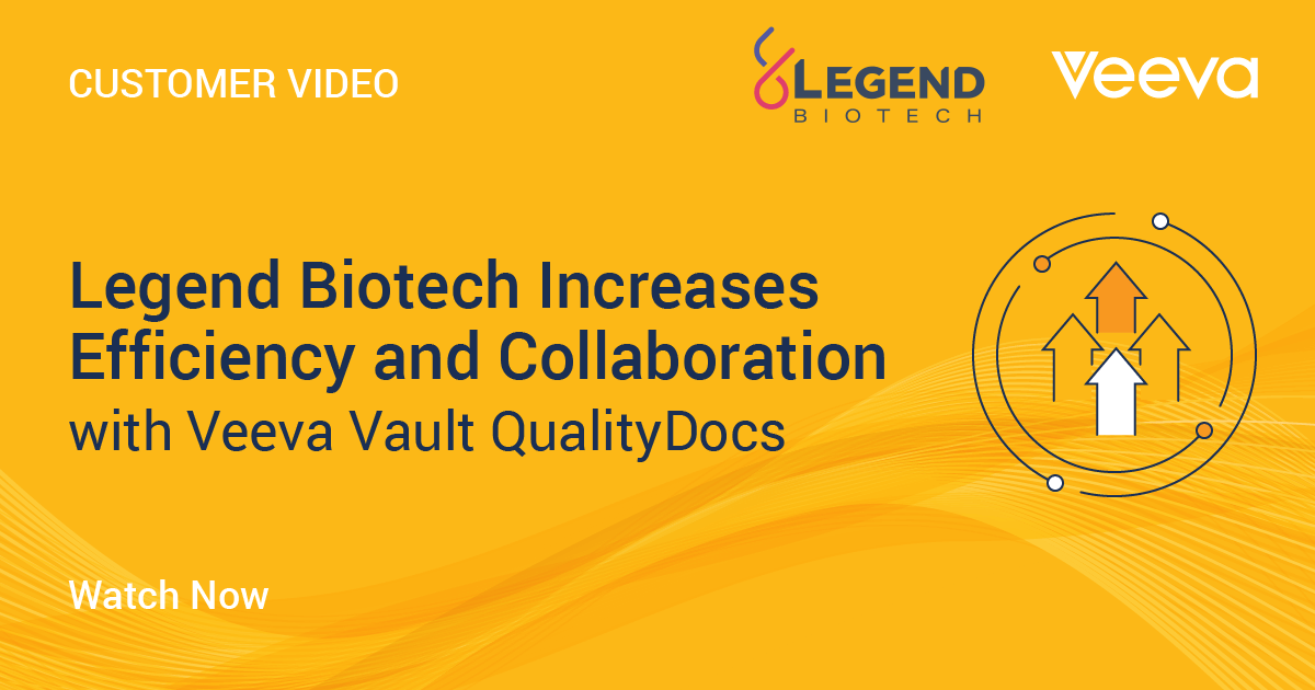 Legend Biotech Increases Efficiency and Collaboration | Veeva