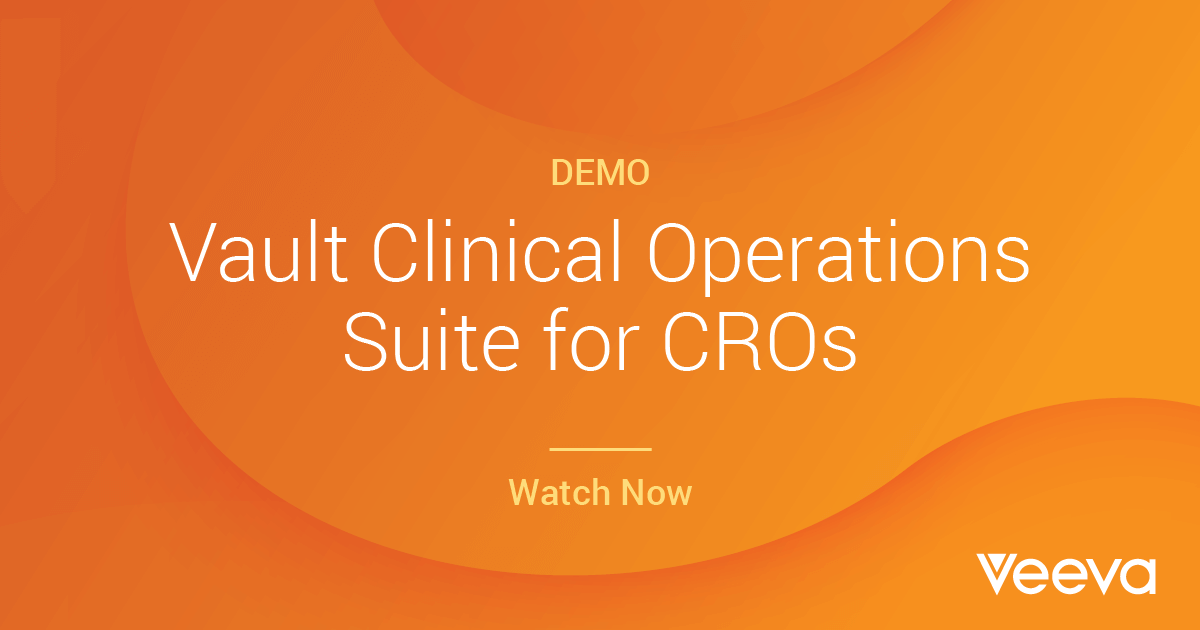 Veeva Clinical Operations Suite for CROs | Veeva