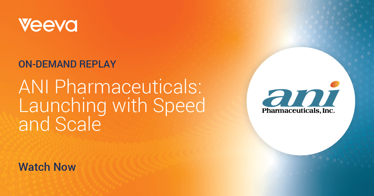 ANI Pharmaceuticals: Launching with Speed and Scale | Veeva