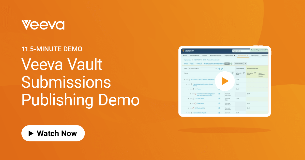 Veeva Submissions Publishing | Veeva