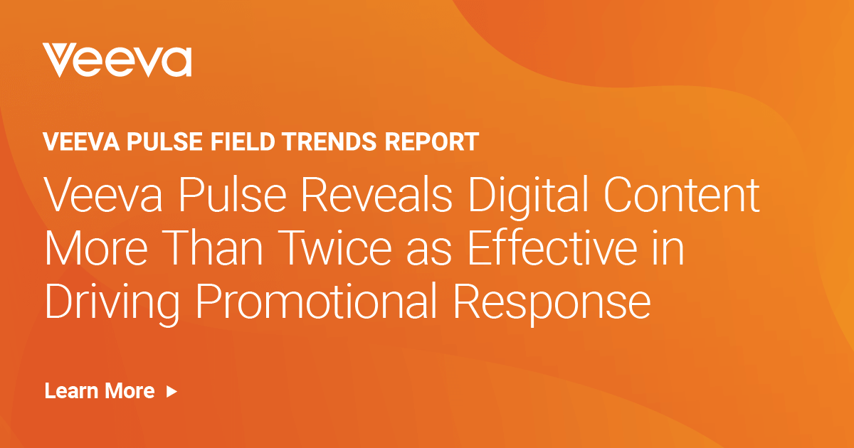 Veeva Pulse Reveals Digital Content More Than Twice as Effective in ...