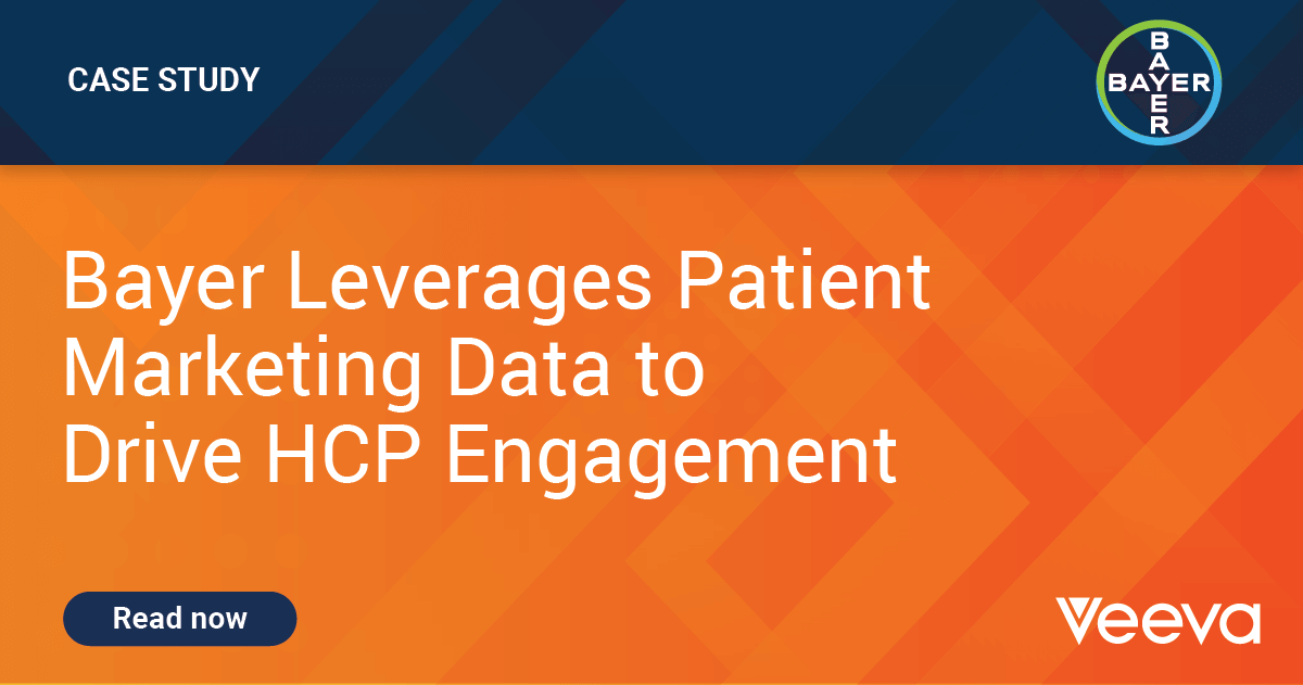Bayer Leverages Patient Marketing Data For HCP Engagement | Veeva