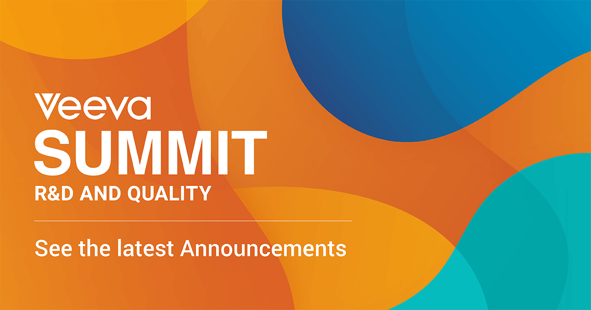 Veeva R&D and Quality Summit | Veeva