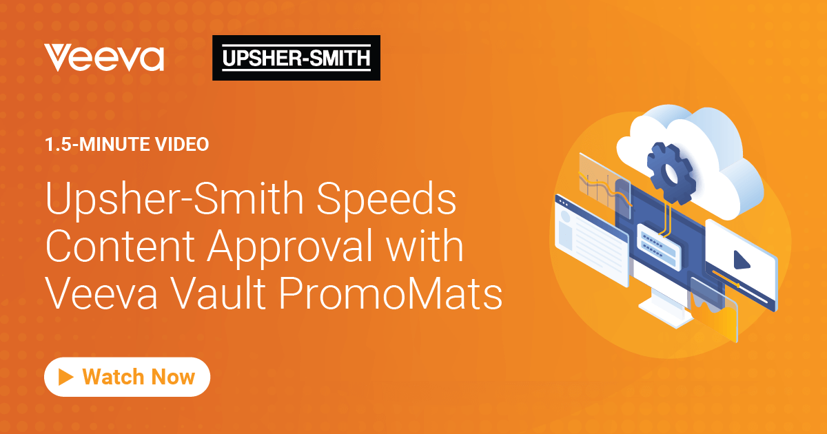 Upsher-Smith Speeds Content Approval with PromoMats | Veeva