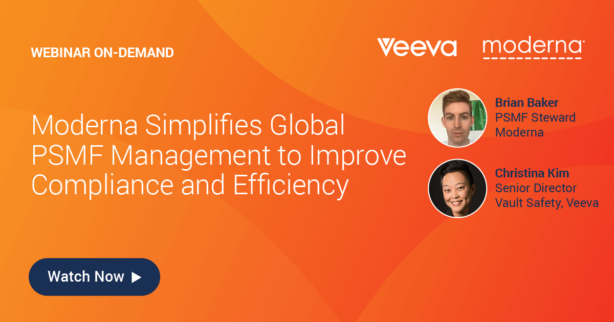 Moderna Simplifies Global PSMF Management to Improve Compliance and ...