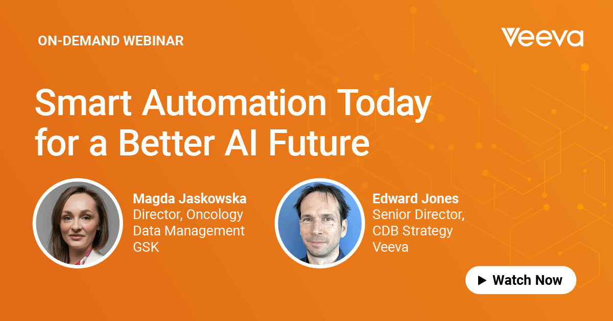 Smart Automation Today for a Better AI Future | Veeva