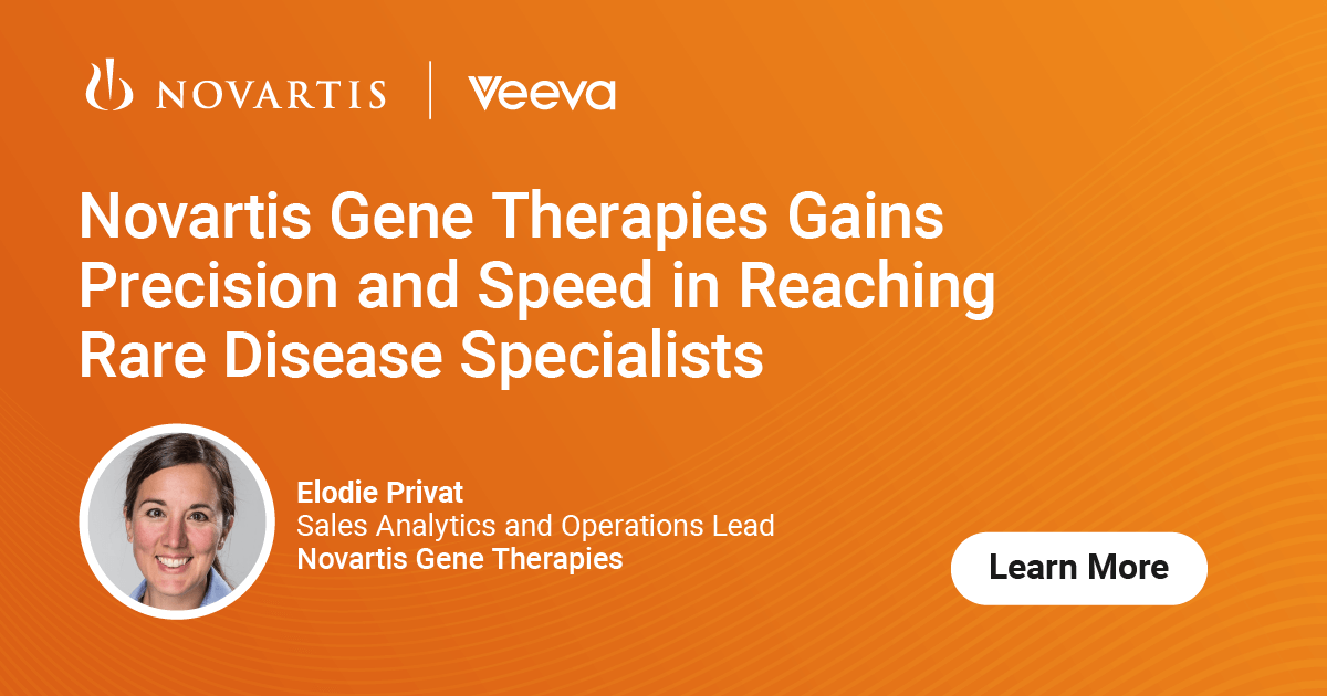 Novartis Gene Therapies Gives Field Reps Trusted Customer Data | Veeva