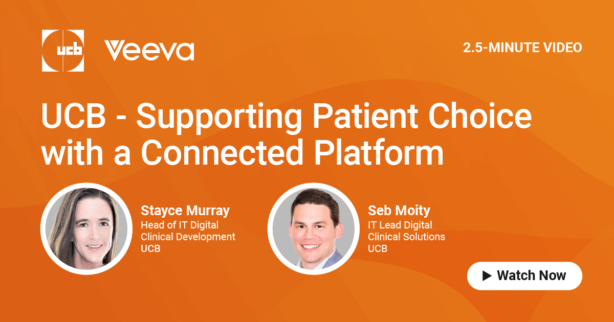 UCB Supporting Patient Choice with a Connected Platform | Veeva