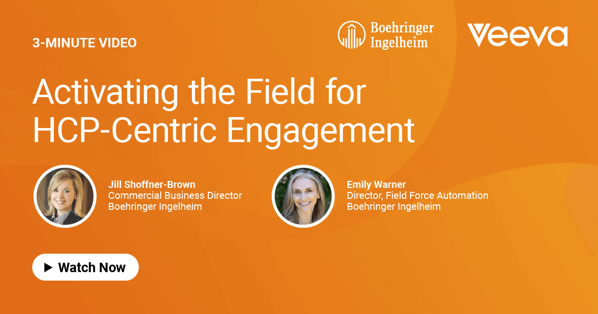 Boehringer Ingelheim: Field HCP-Centric Engagement | Veeva