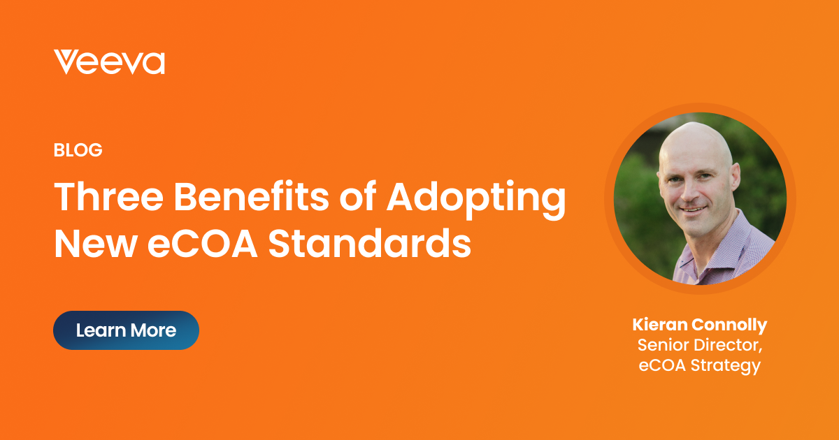 Three Benefits of Adopting New eCOA Standards | Veeva